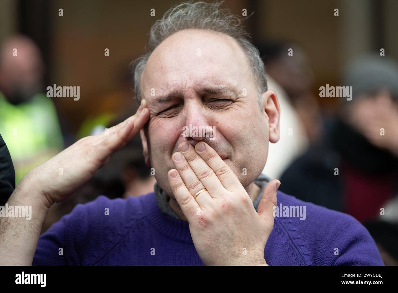 London, UK. 6 April, 2024. Congolese diaspora and supporters protest in ...