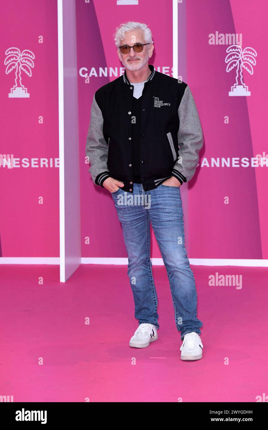 Cannes, France. 06th Apr, 2024. Cannes - 7th Canneseries International Festival - Pink Carpet ...