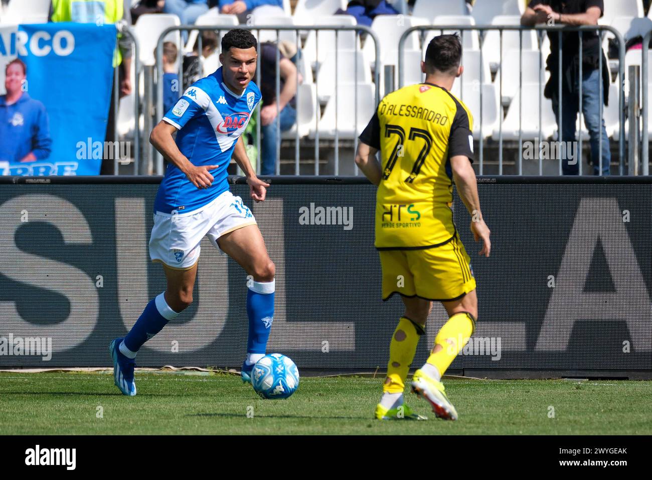 Alexander Jallow of Brescia Calcio FC during the Italian Serie B soccer ...