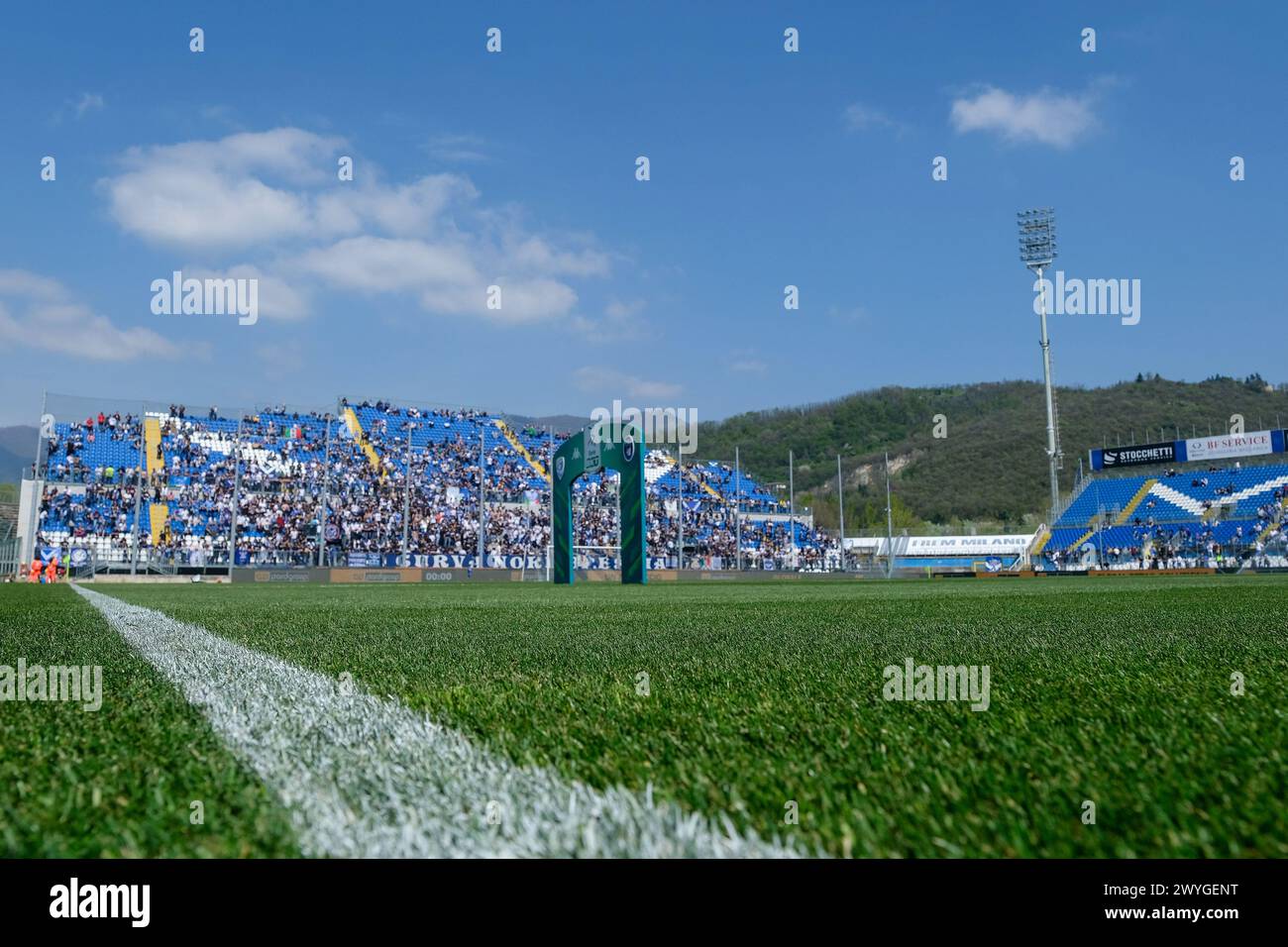 General overview of Mario Rigamonti Stadium prior the the Italian Serie ...