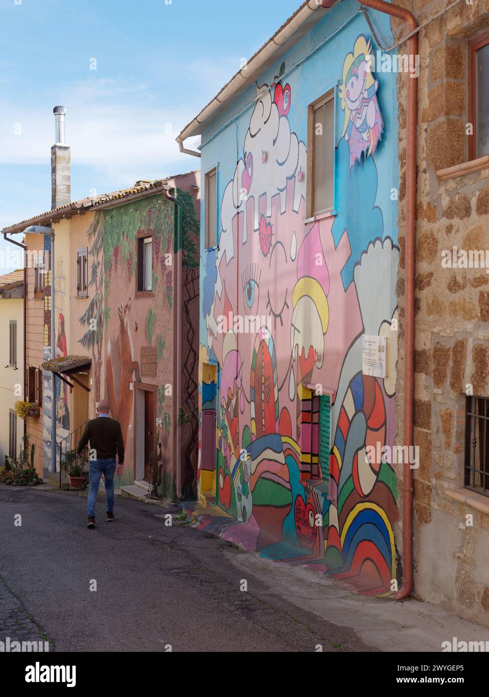 Sant Angelo di Roccalvecce aka The Town of Fairy Tales due to its Fairy ...