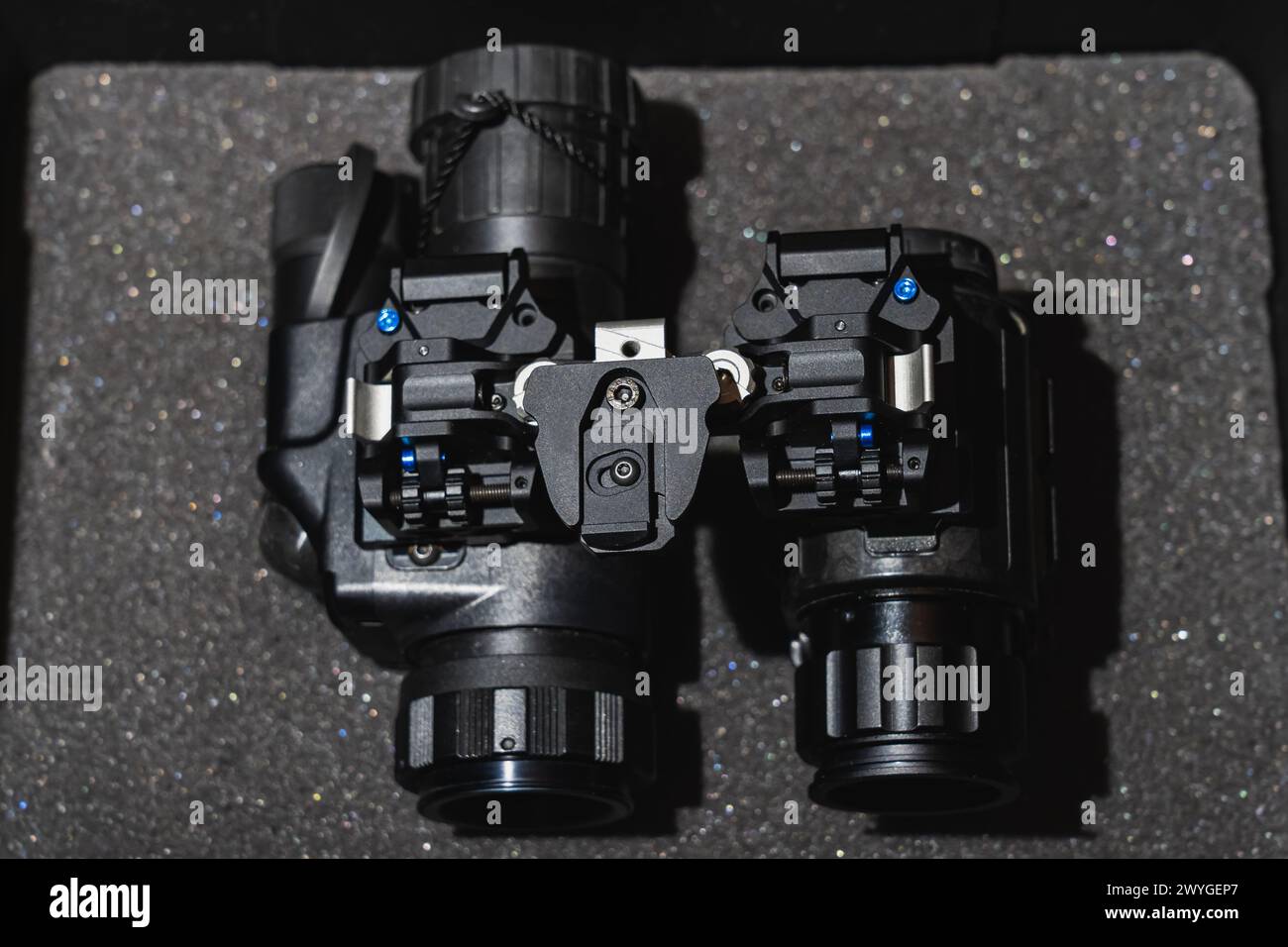 Modern millitary night vision device and thermal imager in hardcase ...