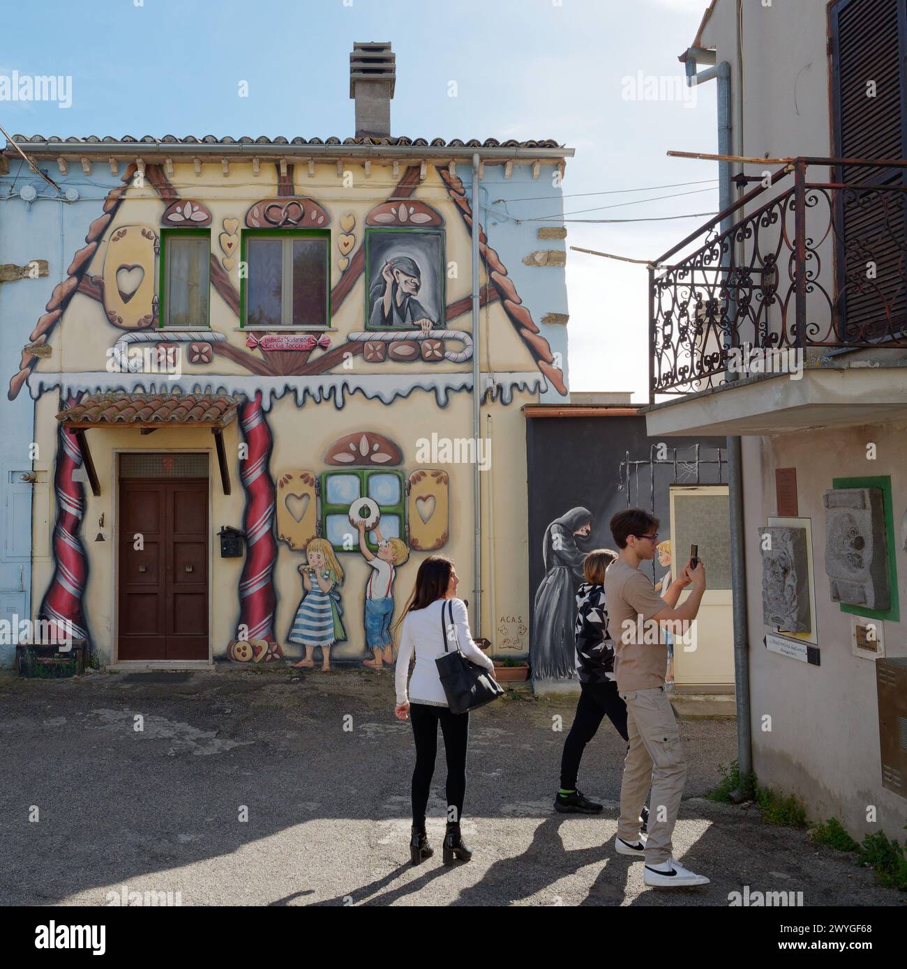 Sant Angelo di Roccalvecce aka The Town of Fairy Tales due to its Fairy ...