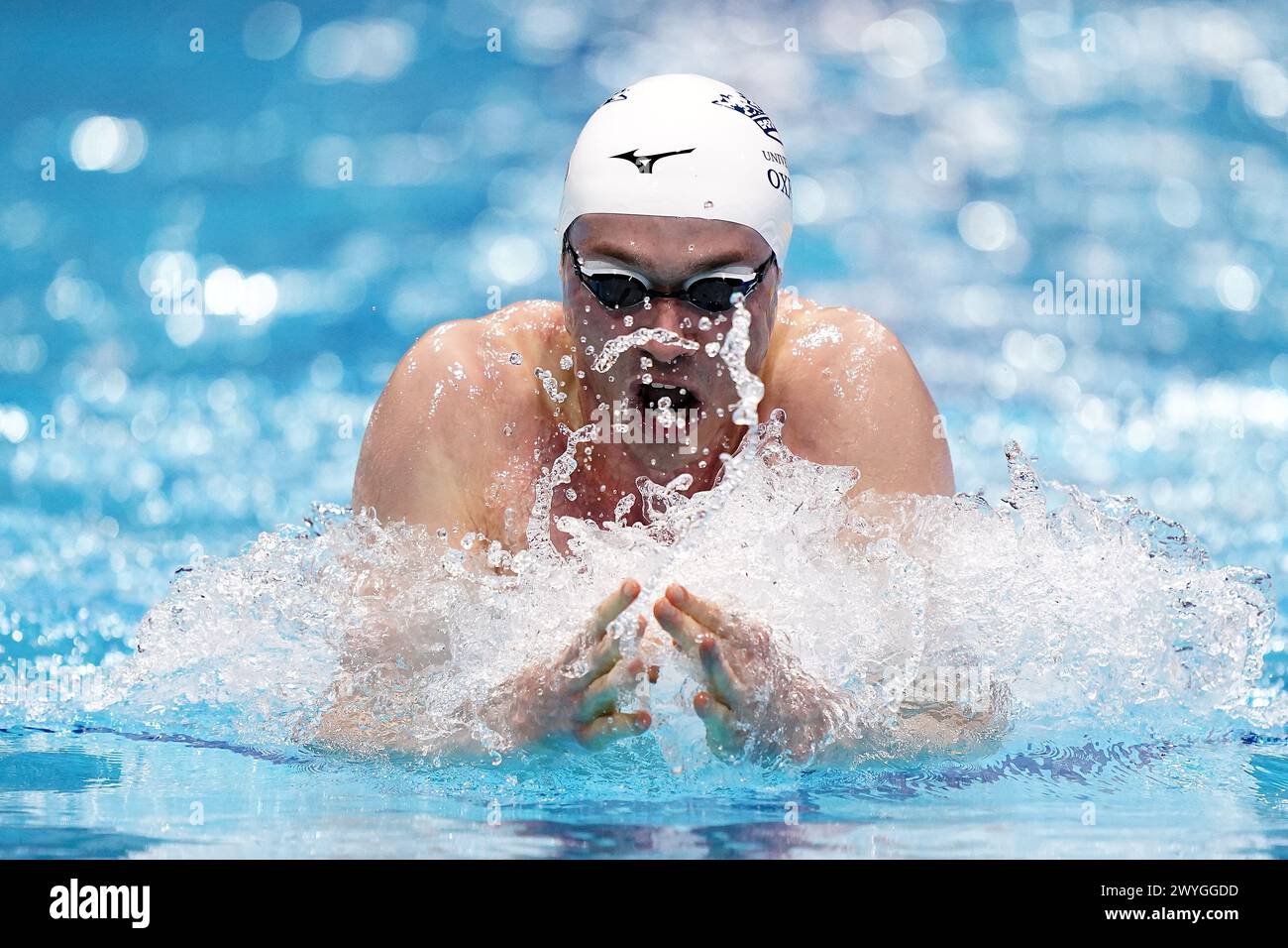Toby Mackay-Champion in action during the Men's 200m Breaststroke B ...