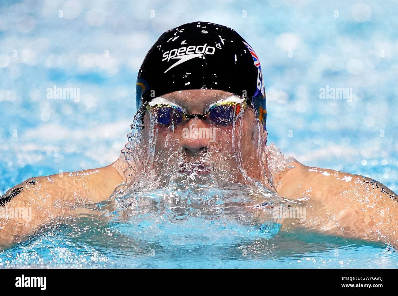 Gregory Butler in action during the Men's 200m Breaststroke Final on ...