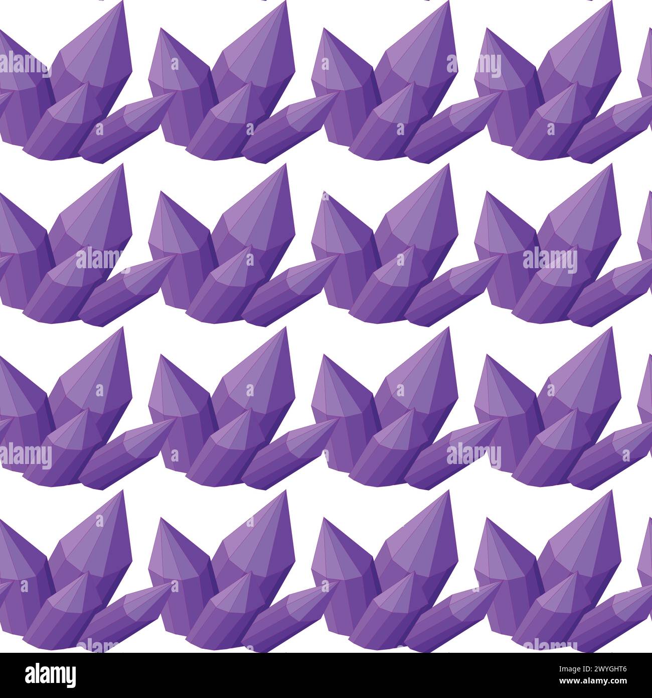 Purple crystal. Simple seamless pattern. Vector illustration Stock ...
