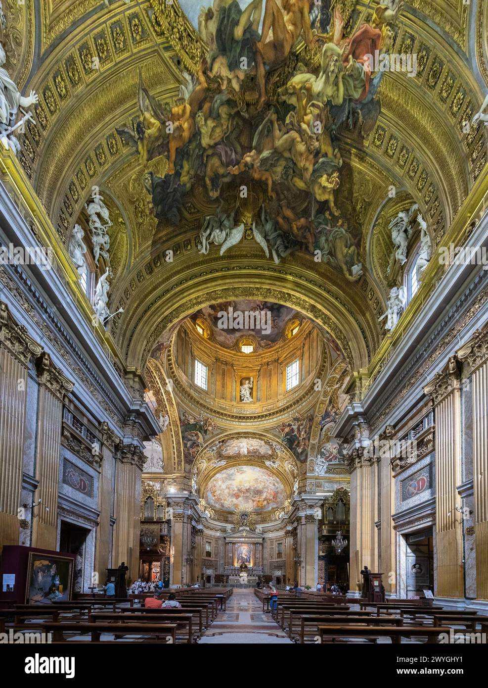 ROME, ITALY - MAY 24, 2022: Church of the Gesu - Chiesa del Gesu in ...