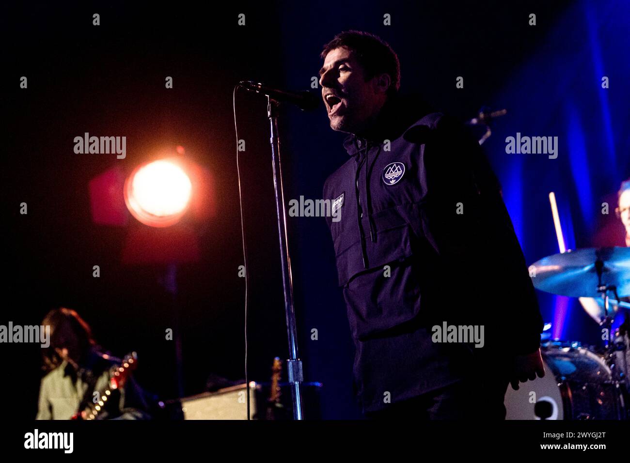 Liam Gallagher and John Squire performs live in concert at Fabrique in ...