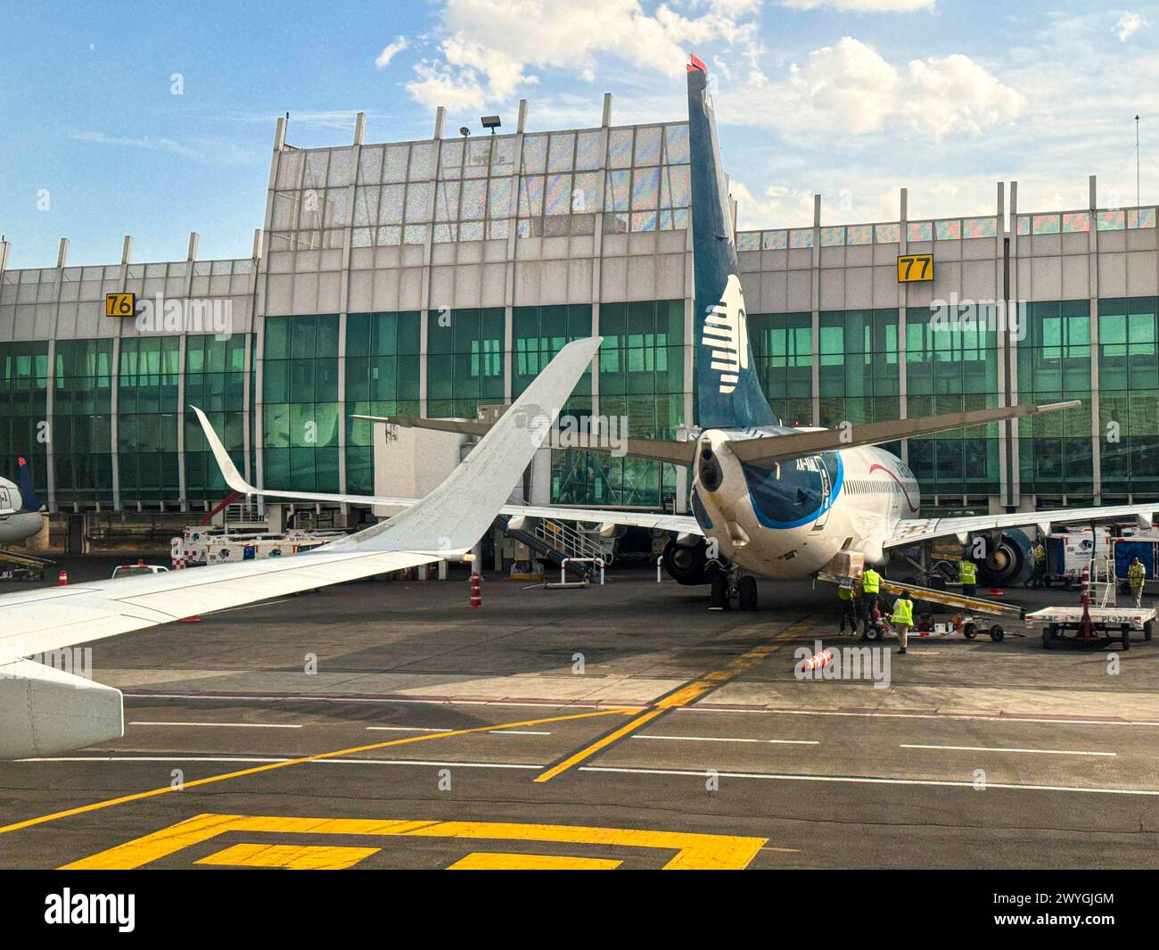 in terminal 2 or T2 of the Mexico City International Airport. (Photo by ...
