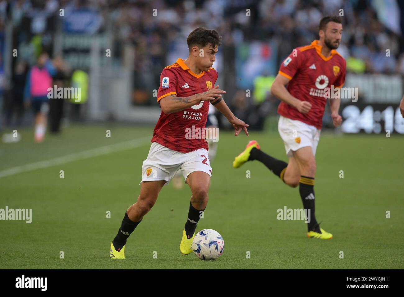 Stadio Olimpico, Rome, Italy. 6th Apr, 2024. Serie A Football; Roma ...