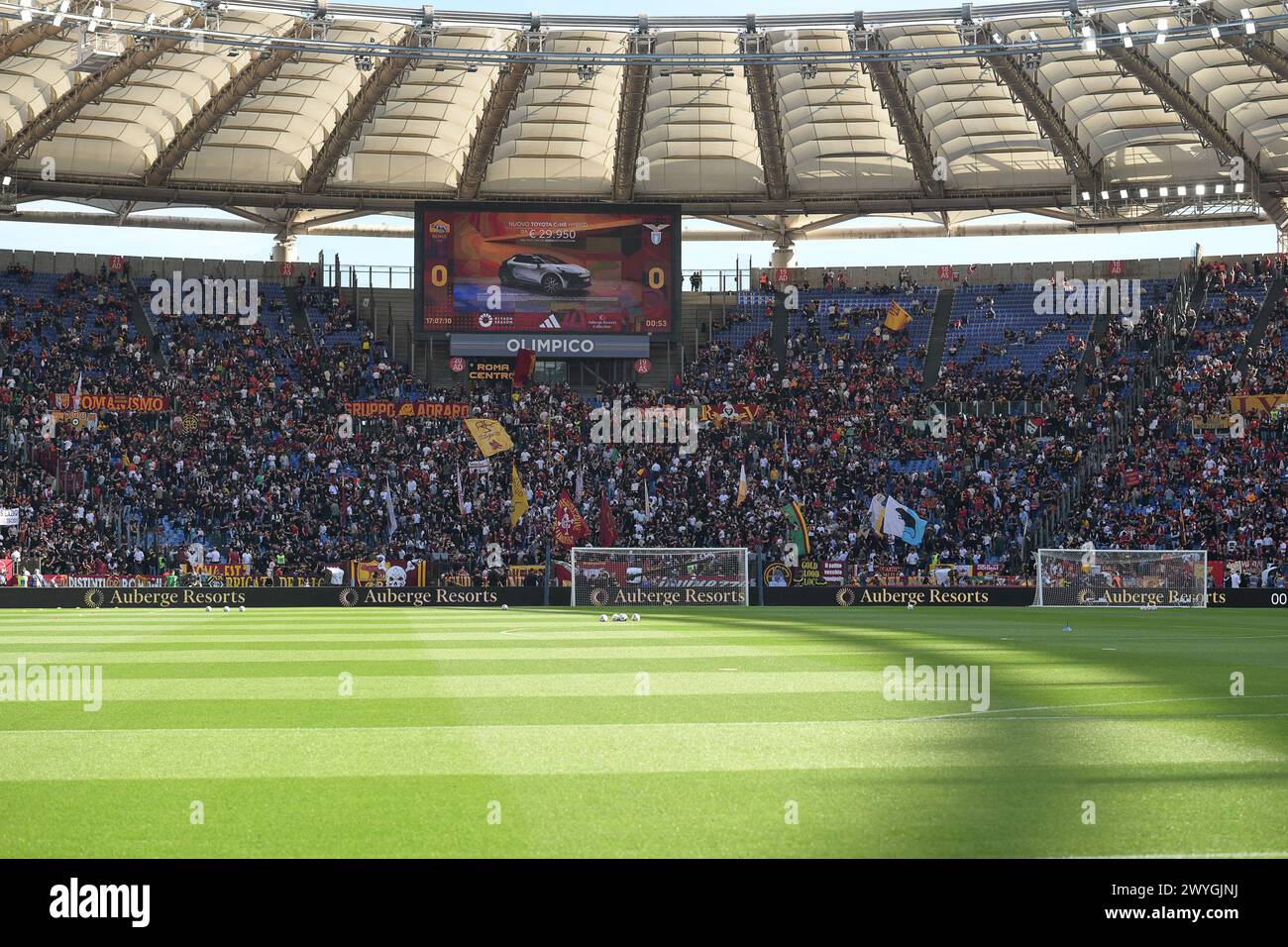 Stadio Olimpico, Rome, Italy. 6th Apr, 2024. Serie A Football; Roma ...