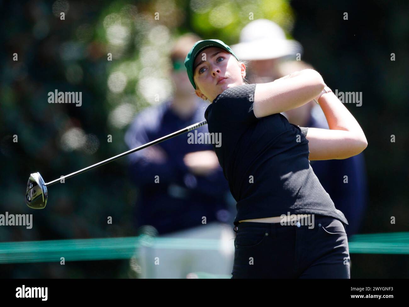 Augusta, United States. 05th Apr, 2024. Bailey Shoemaker hits her tee ...