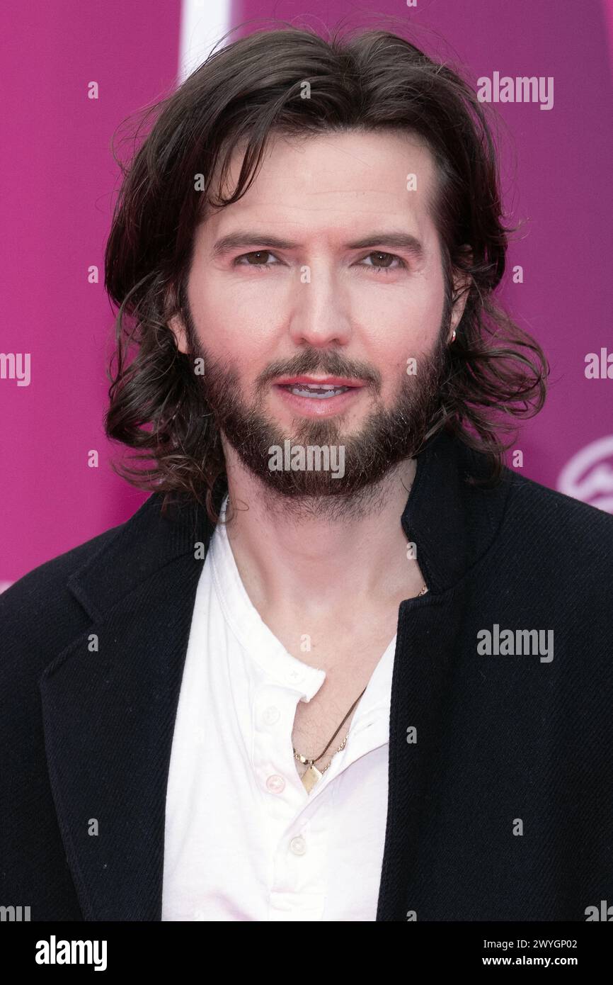 Cannes, France. 06th Apr, 2024. Guy Burnet attends the pink carpet ...