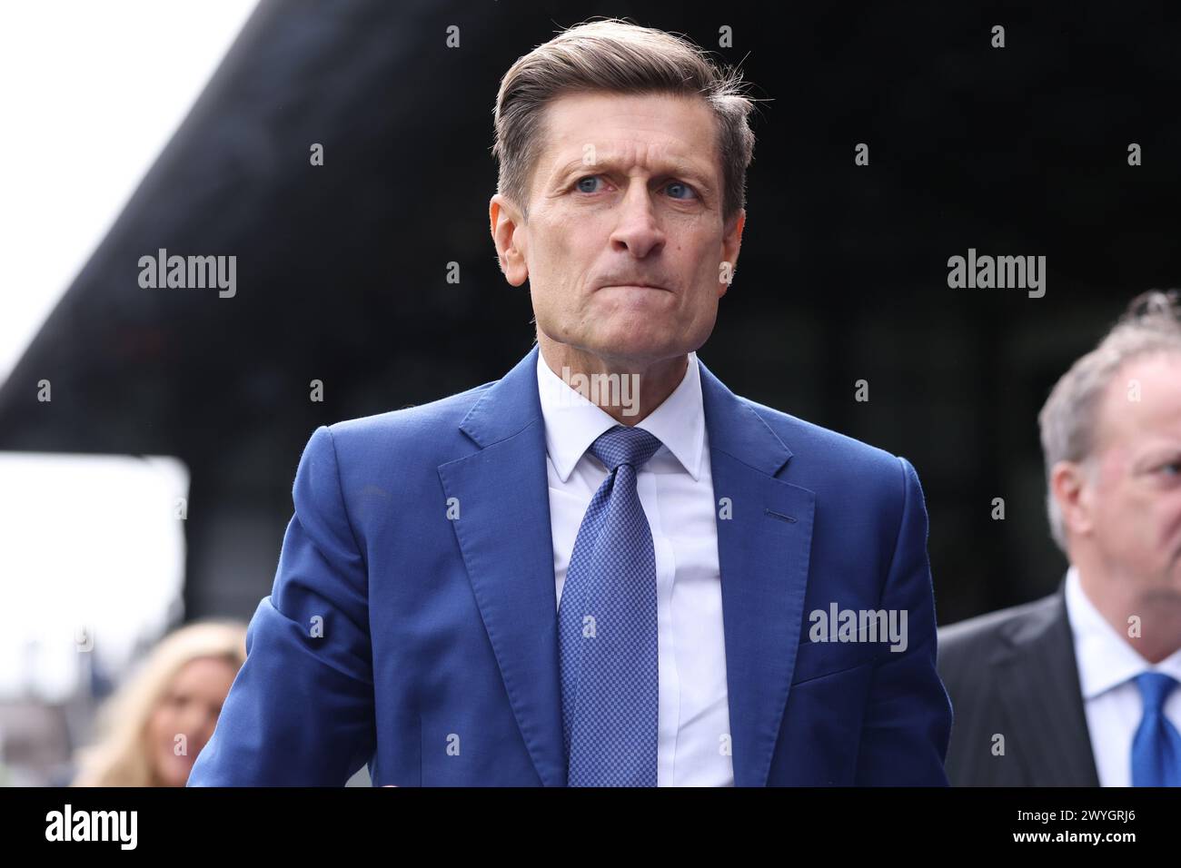 London, UK. 6th Apr, 2024. Crystal Palace Chairman Steve Parish during ...