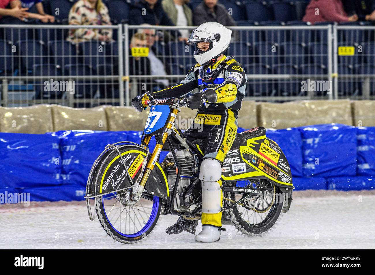 Heerenveen, The Netherlands. 06th Apr, 2024. Finland's Heikki Huusko ...