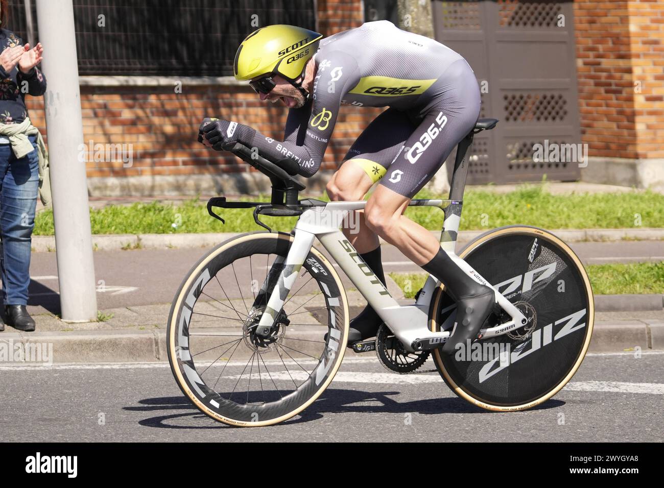 Damien Craig, HOWSON Q36.5 PRO CYCLING TEAM during the Itzulia Basque Country 2024, cycling ...