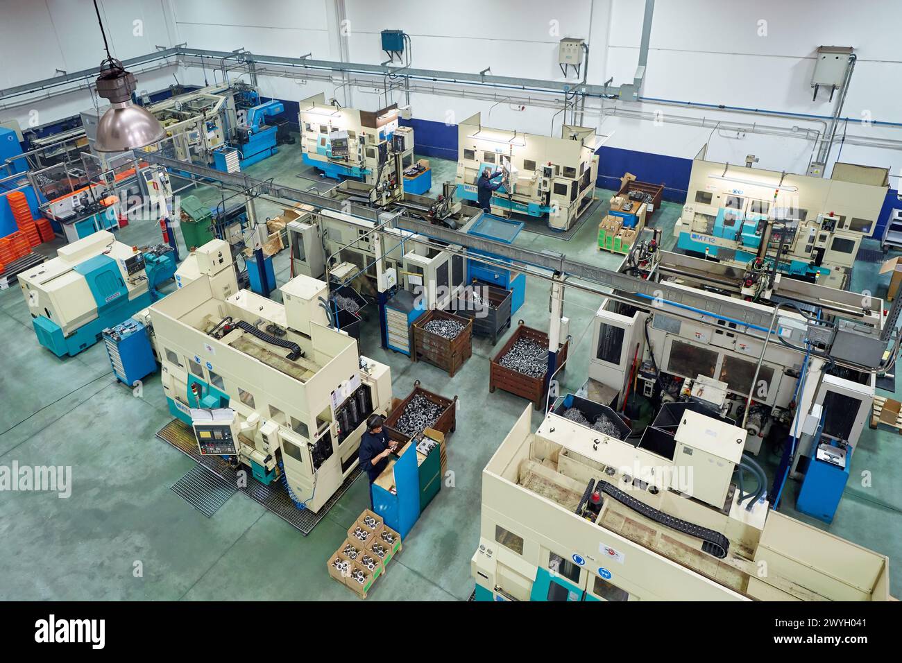 Area automated CNC lathes. Machined Indecober. Machining of precision ...