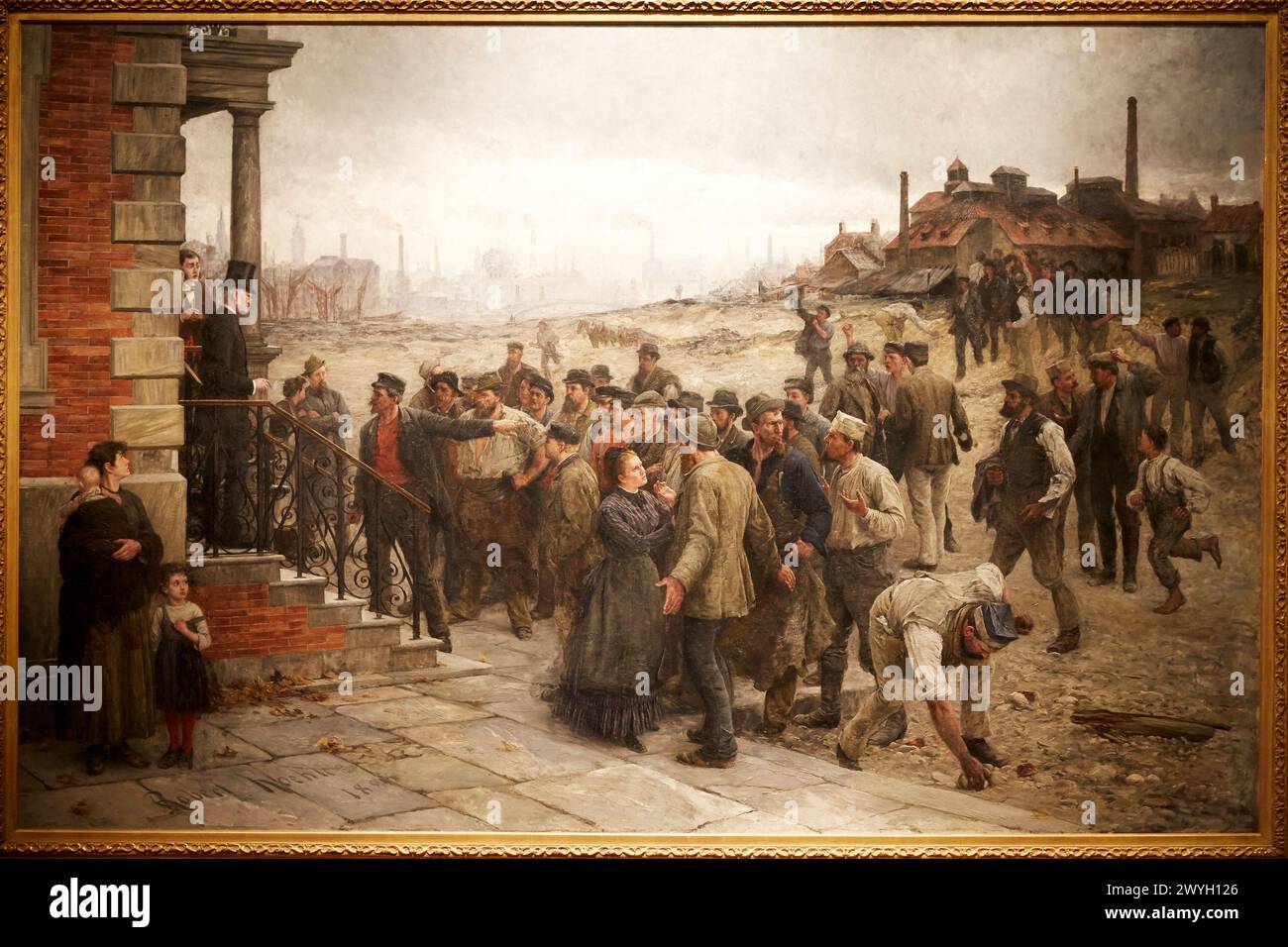 The Strike, Robert Koehler, 1886, Deutsches Historisches Museum, Berlin ...