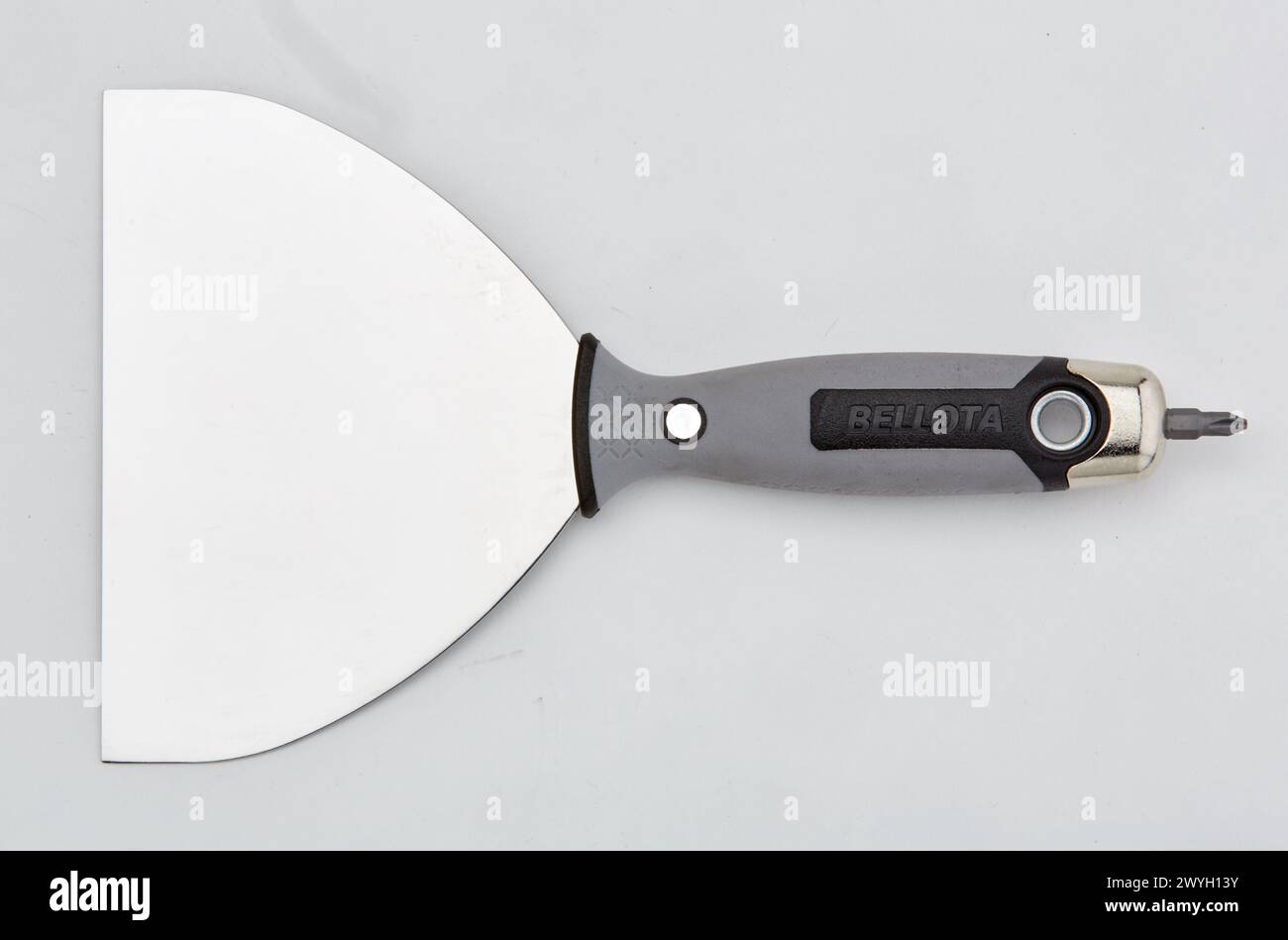 Spatula, hand tool, Bimaterial Handle Stainless Steel Taping Knife ...