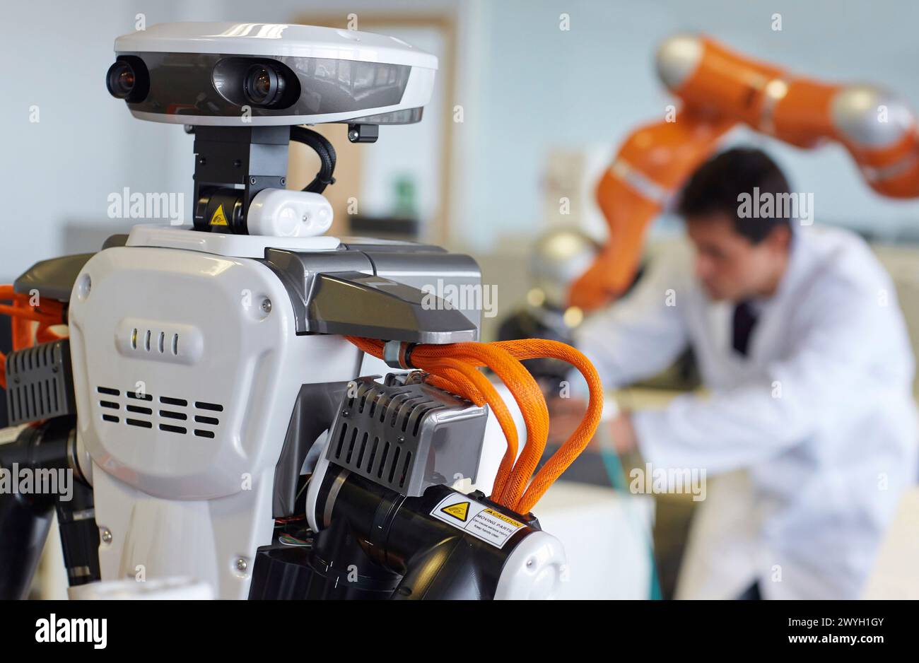 HIRO robot, Humanoid robot for automotive assembly tasks in collaboration with people and and ...