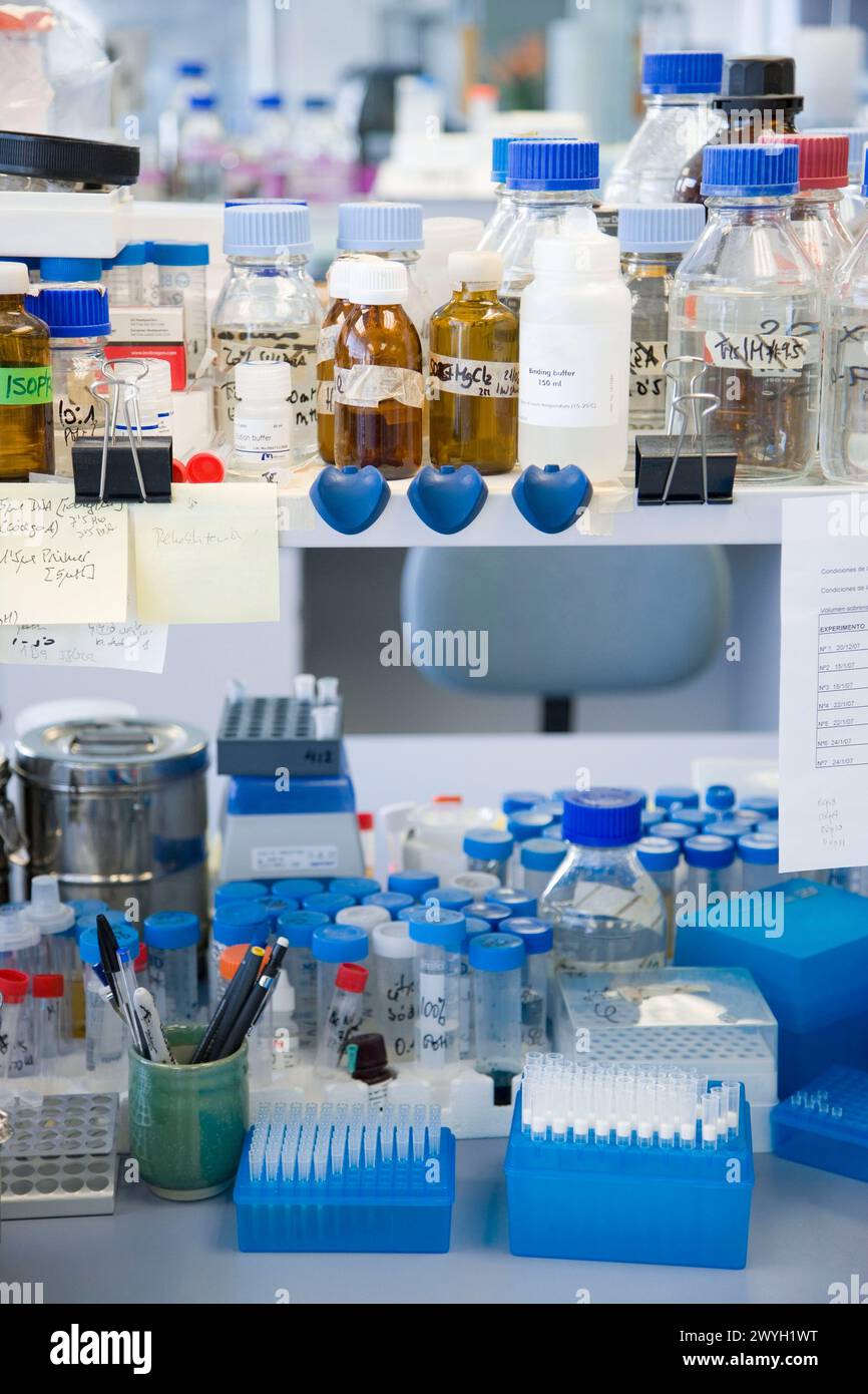 R+D department, biopharmaceutical lab, development and production of ...