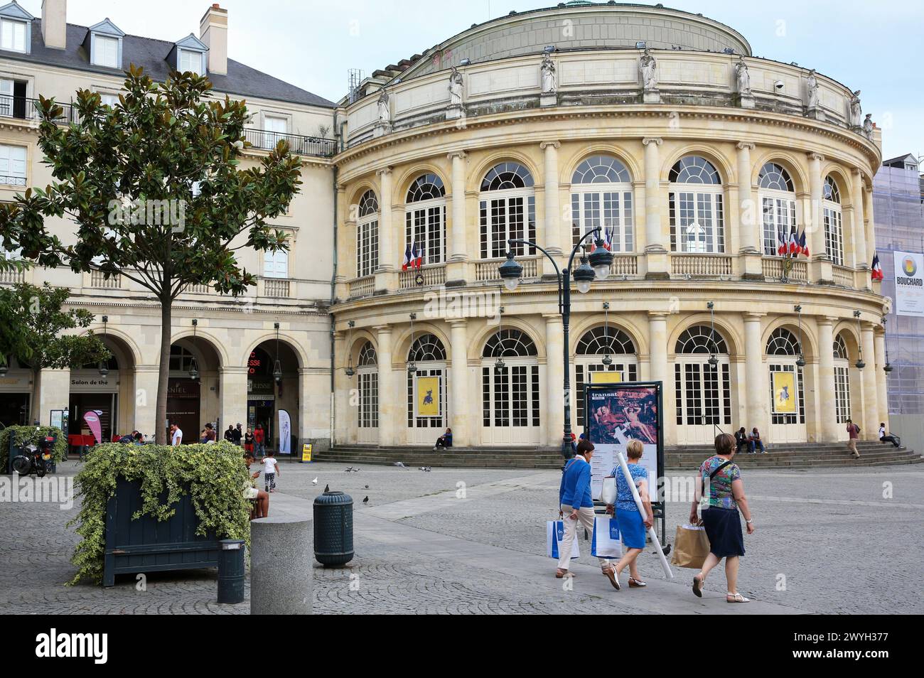 Opera Theater, Rennes, Bretagne, Brittany, France Stock Photo - Alamy