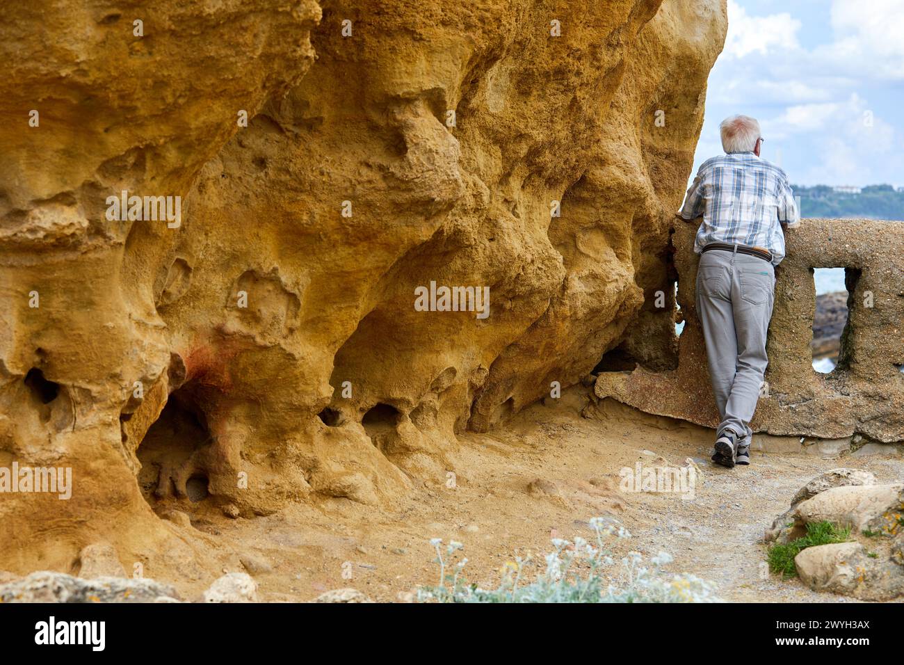 Rocher de la Vierge, Biarritz, Basque Country, Pyrenees Atlantiques ...