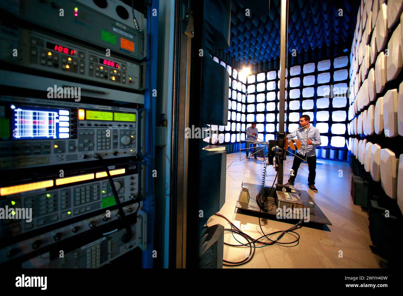 Researchers. Anechoic chamber. EMC & Telecom Lab. Certification of Low ...