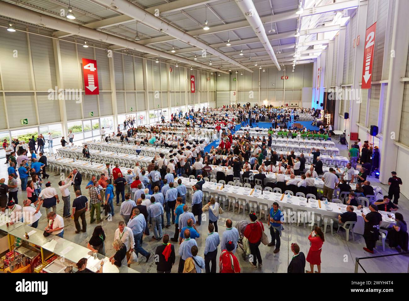 Dining room for 1,500 people. Ficoba, Basque Coast International Fair ...