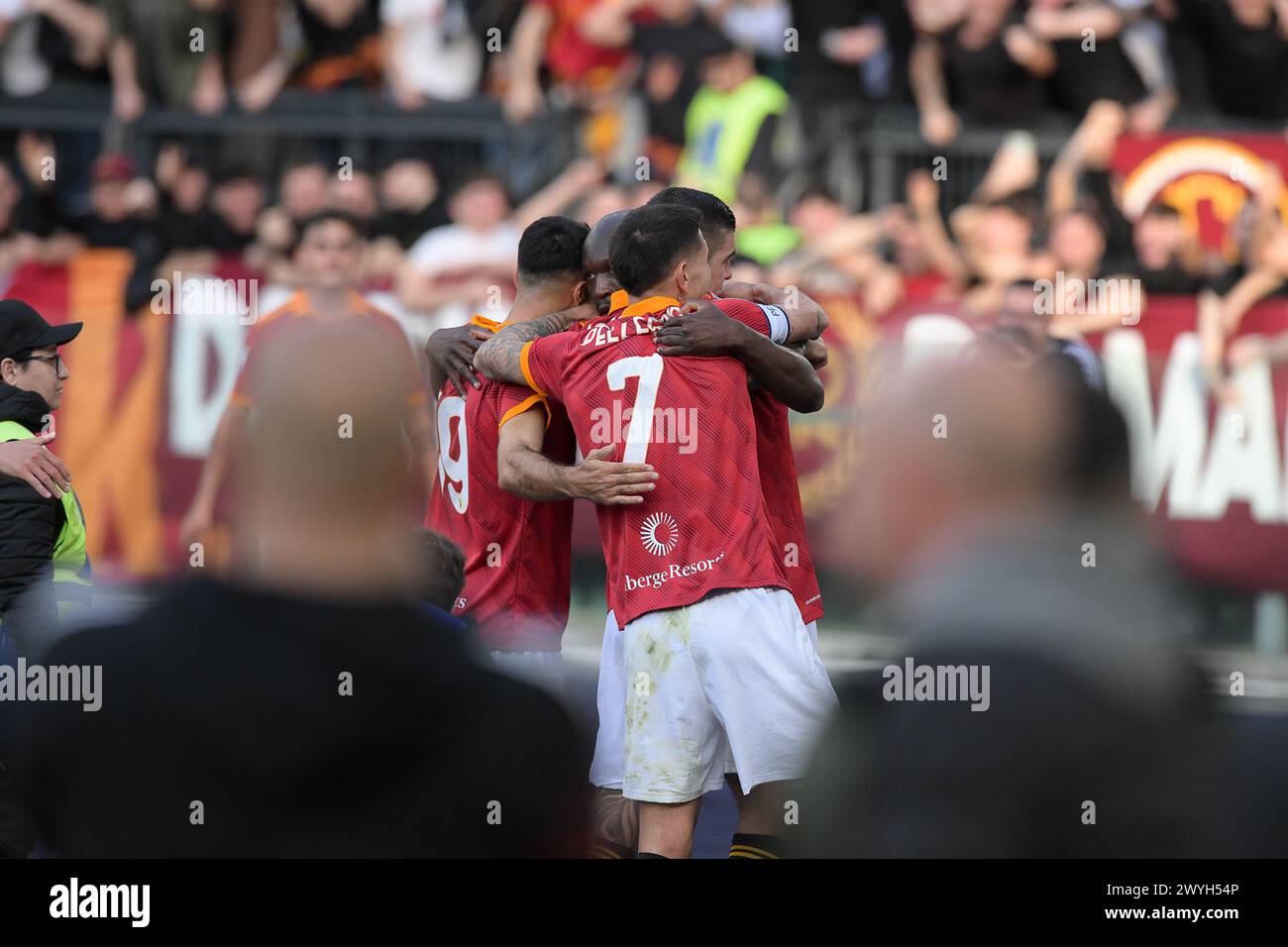 6th April 2024, Stadio Olimpico, Roma, Italy; Serie A Football; Roma ...