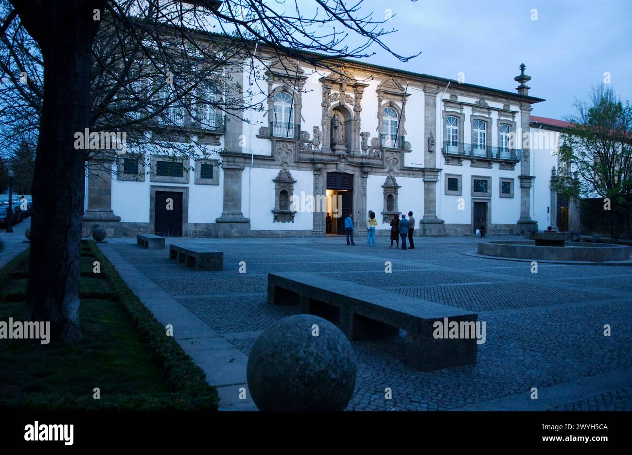 Santa Clara convent, City Hall of Guimarães. Minho, Portugal Stock ...
