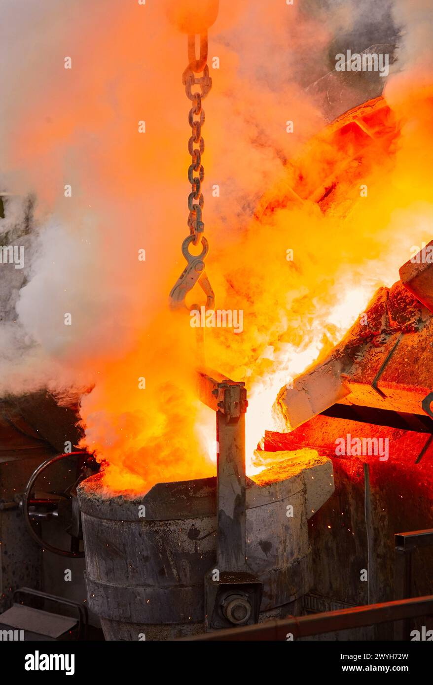Smelting iron process hi-res stock photography and images - Alamy