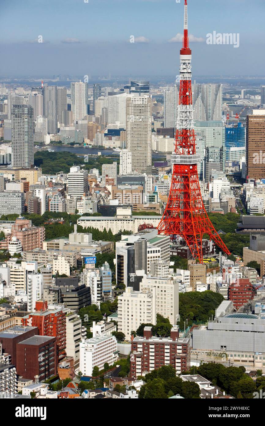 Tokyo Tower, Tokyo City View, Roppongi Hills Mori Tower, Tokyo, Japan ...