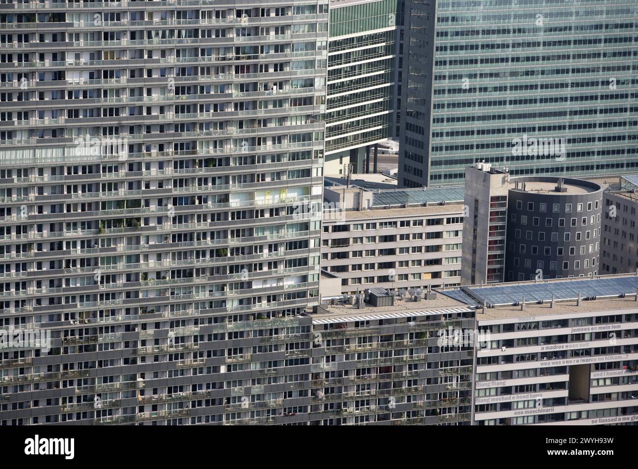 Vienna International Centre (VIC) aka UNO City, campus and building ...