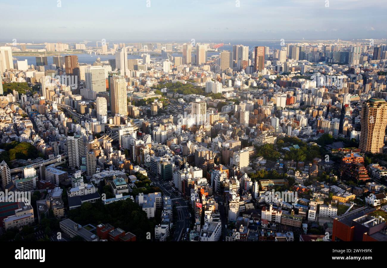 Tokyo City View, Roppongi Hills Mori Tower, Tokyo, Japan Stock Photo ...
