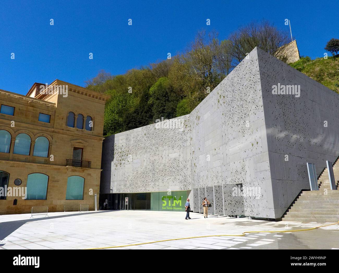 Museo de San Telmo museum, Plaza Zuloaga square, San Sebastian ...