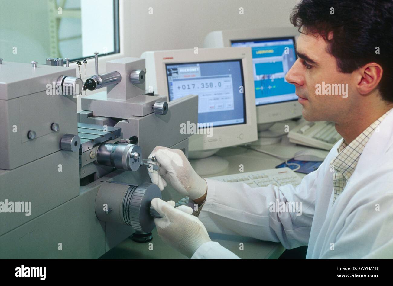 High precision metrology, coordinate measuring machine, car engine ...