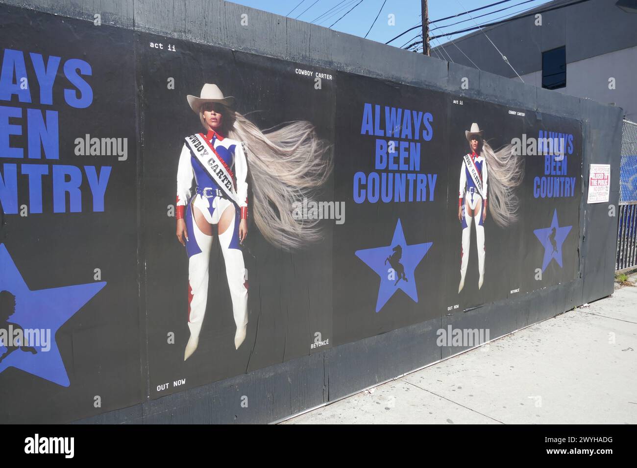 Los Angeles, California, USA 6th April 2024 Beyonce Cowboy Carter ...