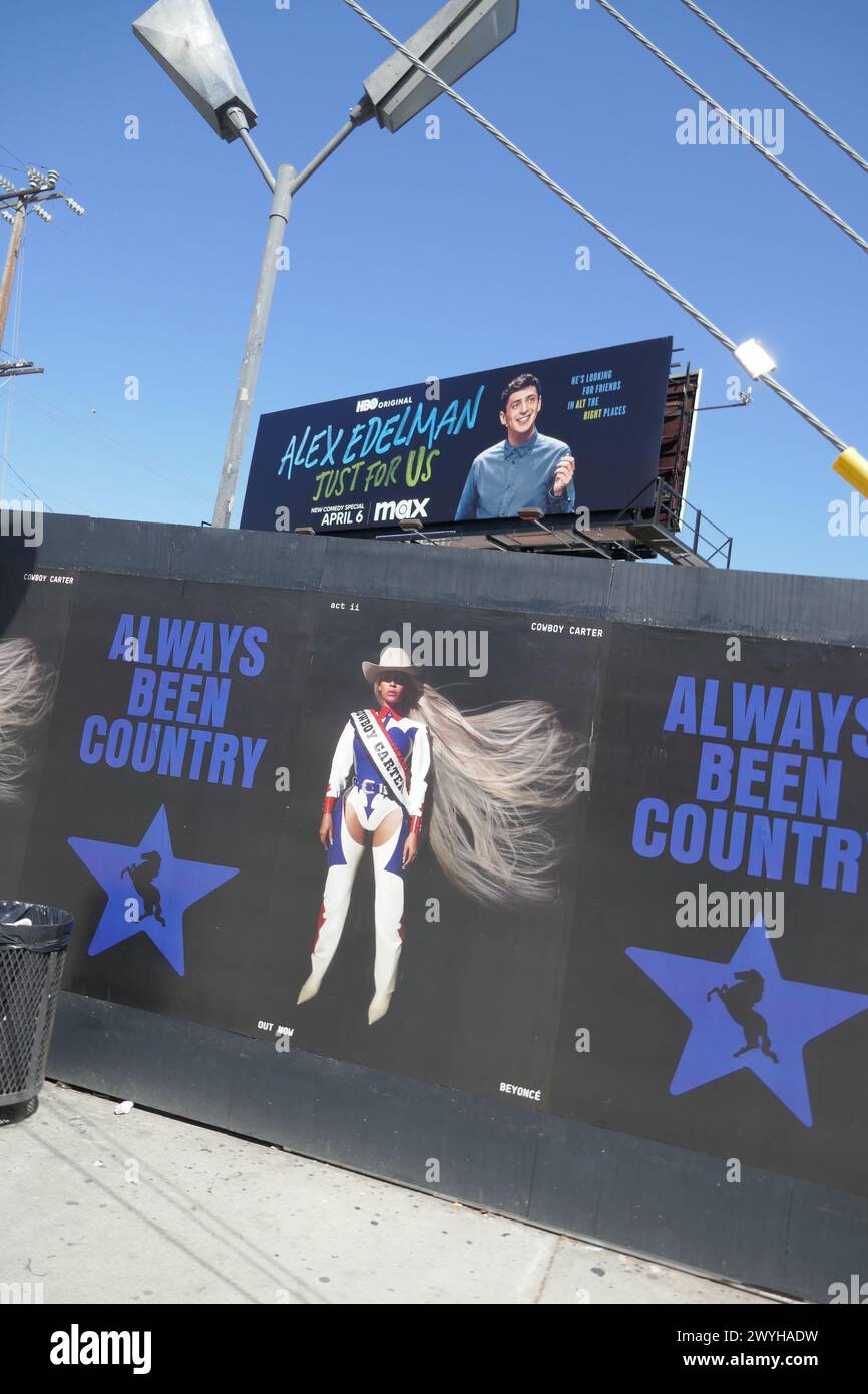 Los Angeles, California, USA 6th April 2024 Beyonce Cowboy Carter ...