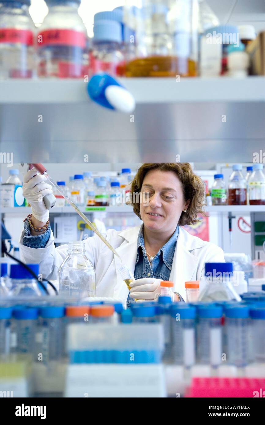 Transferring substances. Biopharmaceutical lab, development of new ...