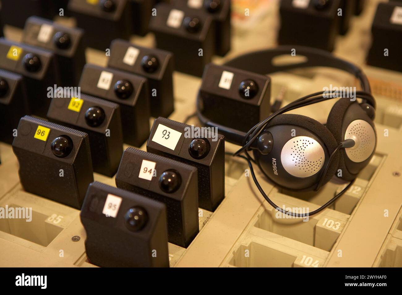 Conference, Simultaneous interpreting service Stock Photo - Alamy