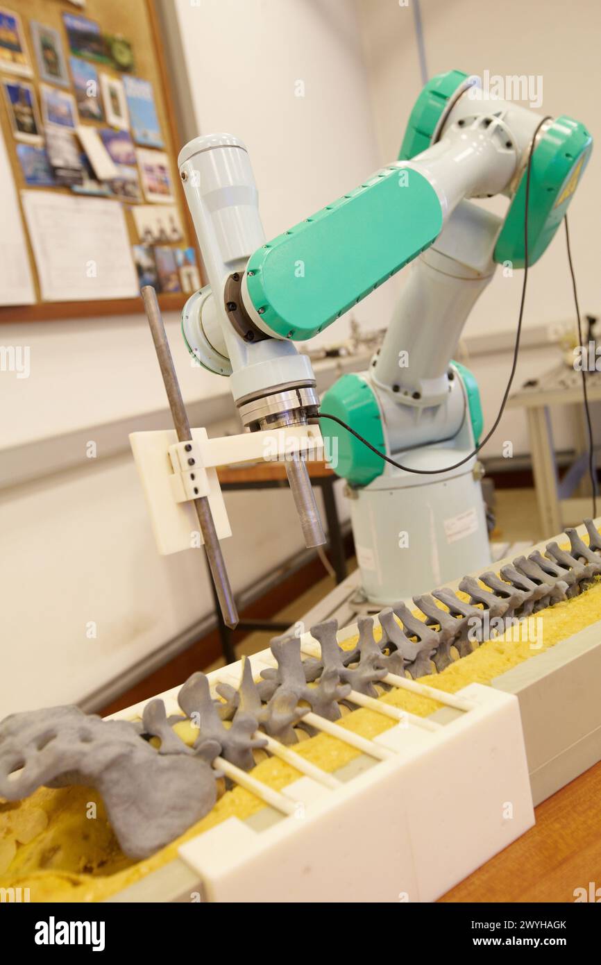 Robotic system to assist surgery Surgery is the transpedicular fixation ...