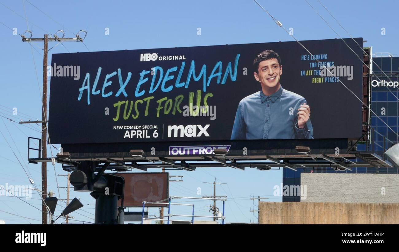 Los Angeles, California, USA 6th April 2024 Comedian Alex Edelman Just ...