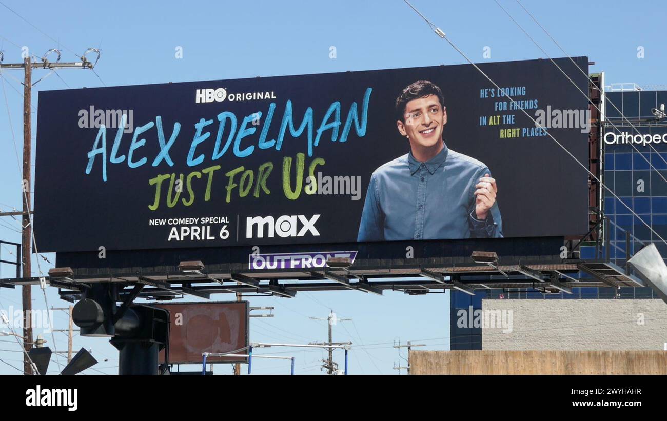 Los Angeles, California, USA 6th April 2024 Comedian Alex Edelman Just ...