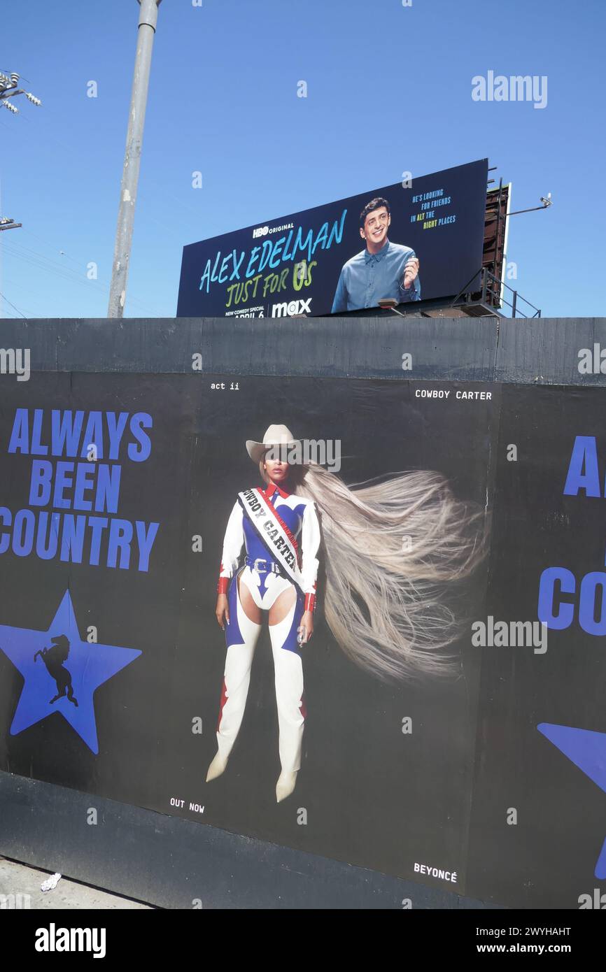 Los Angeles, California, USA 6th April 2024 Beyonce Cowboy Carter ...