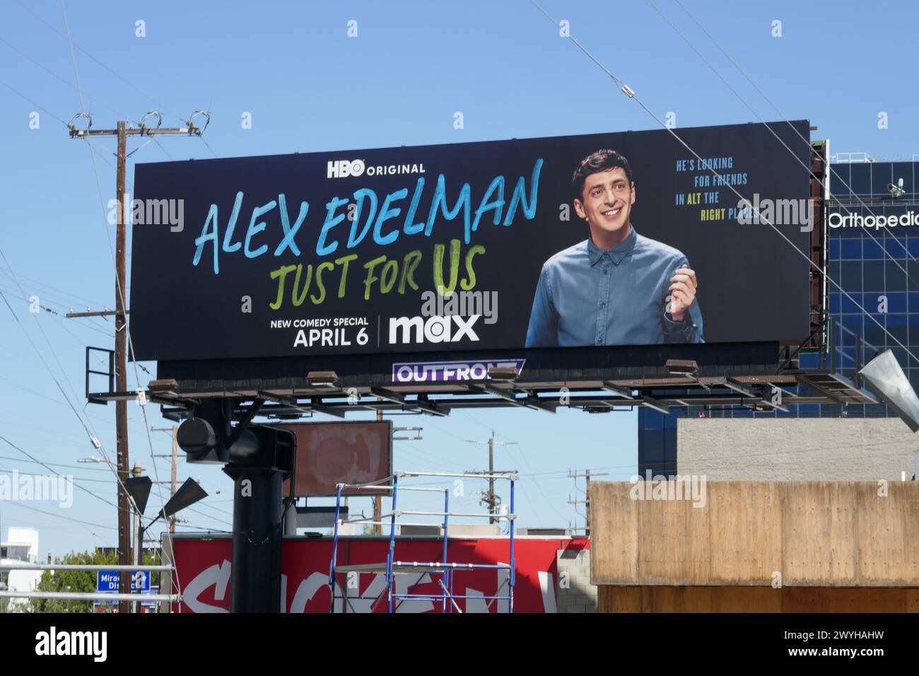 Los Angeles, California, USA 6th April 2024 Comedian Alex Edelman Just ...
