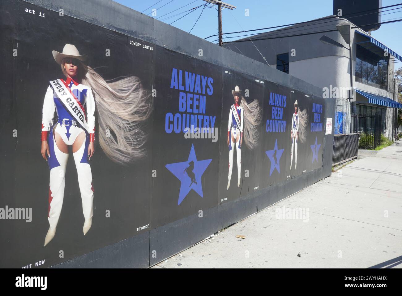 Los Angeles, California, USA 6th April 2024 Beyonce Cowboy Carter ...