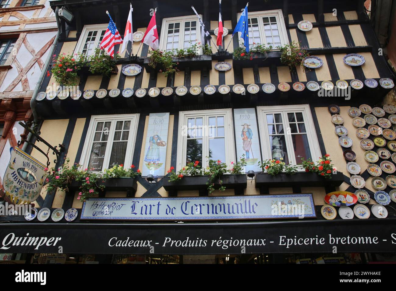 Art de Cornouaille, Quimper, Bretagne, Brittany, France Stock Photo - Alamy
