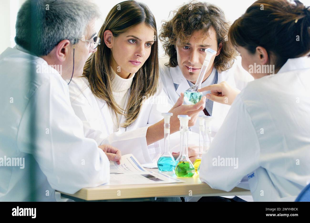 Chemical characterization laboratory Stock Photo - Alamy