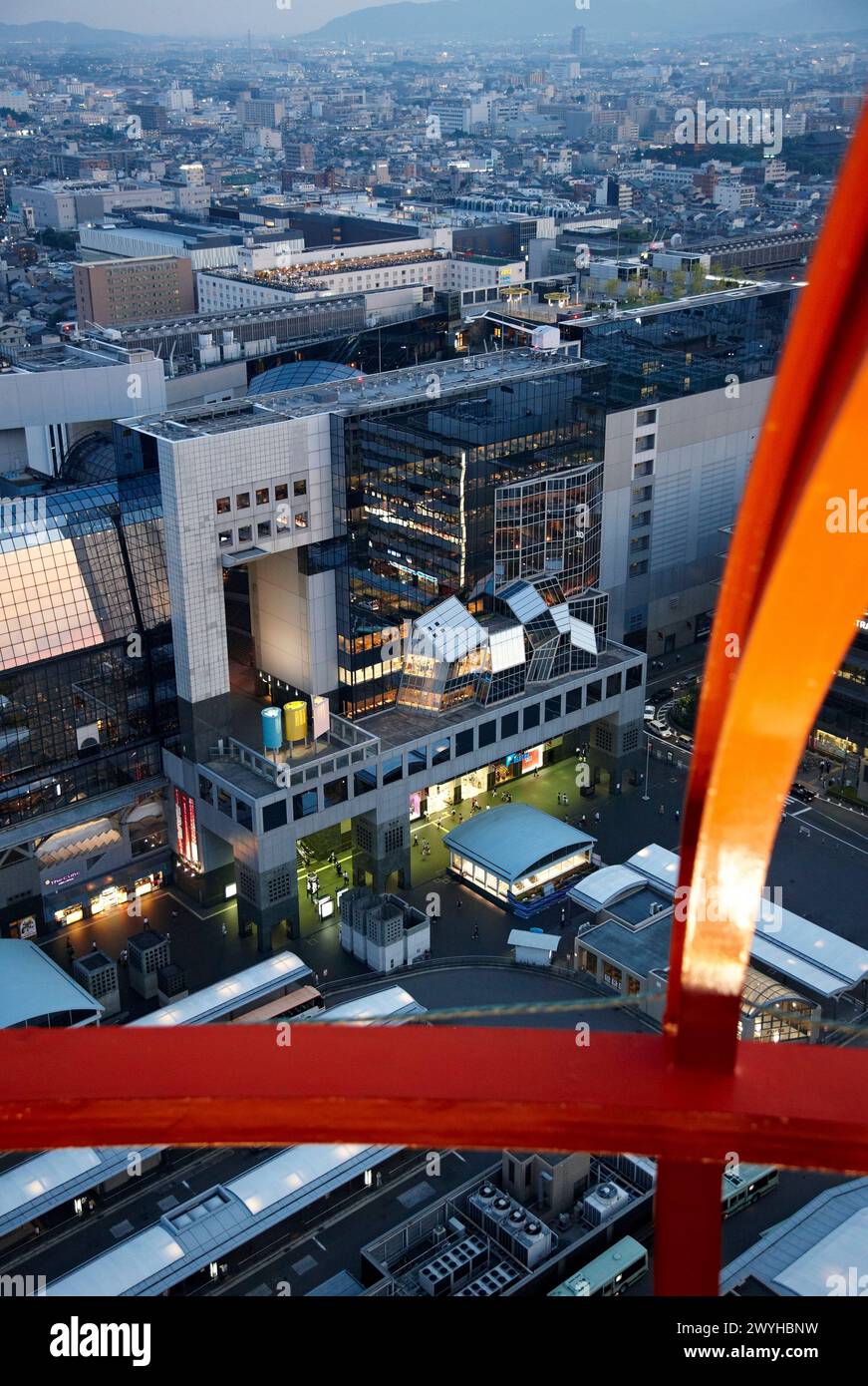 Aerial view of kyoto station hi-res stock photography and images - Alamy
